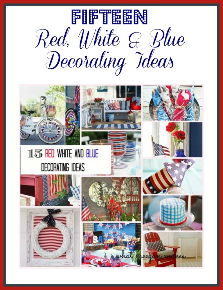 15 Red, White, and Blue Decorations