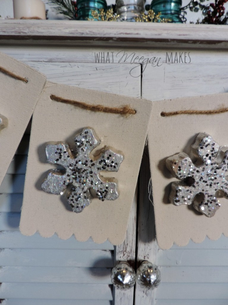DIY Snowflake Banner - What Meegan Makes