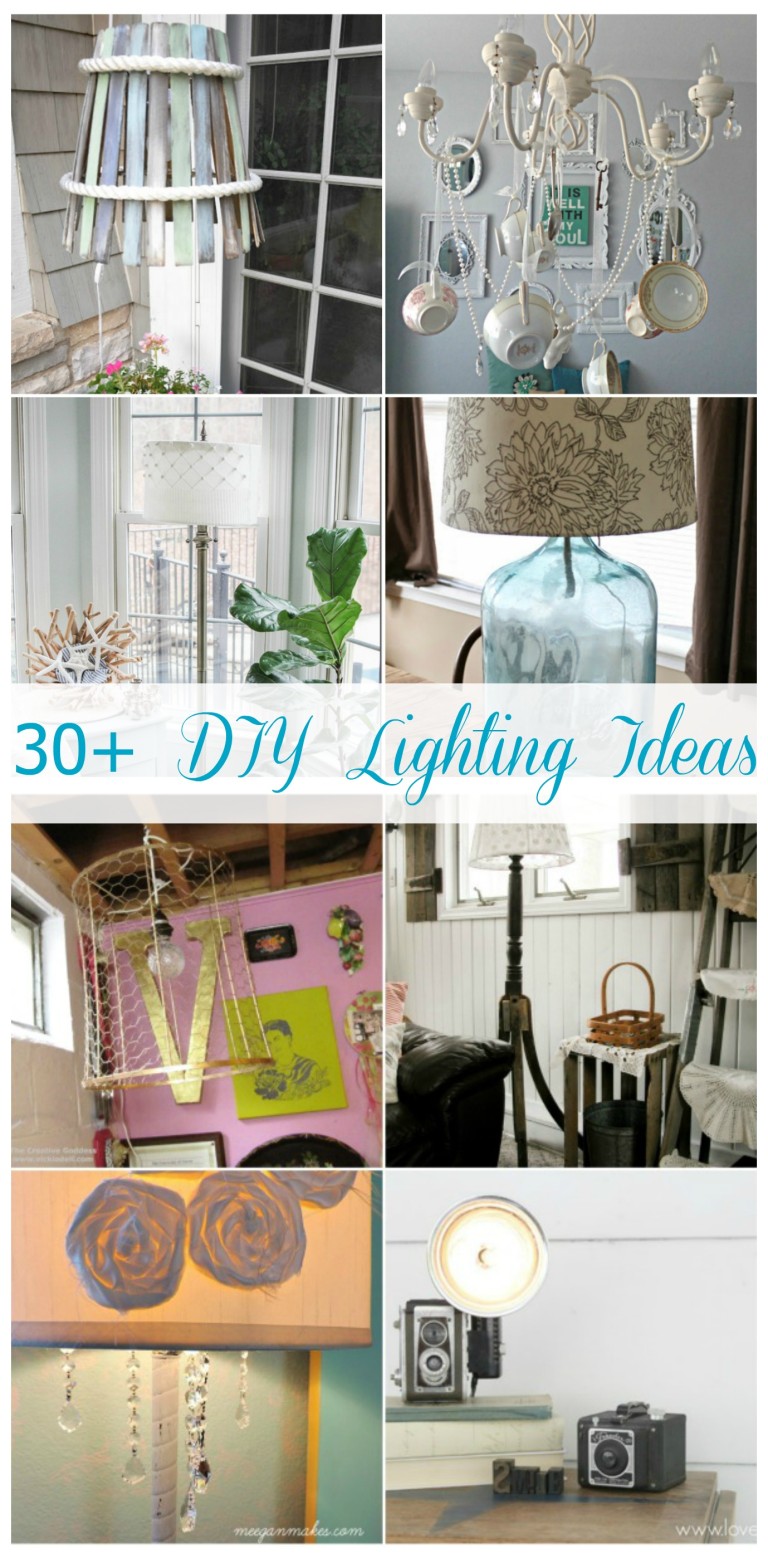 30+ DIY Lighting Ideas For Your Home - What Meegan Makes