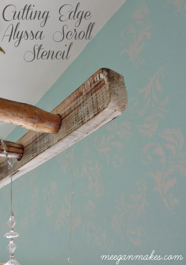 Cutting Edge Alyssa Scroll Stencil - What Meegan Makes