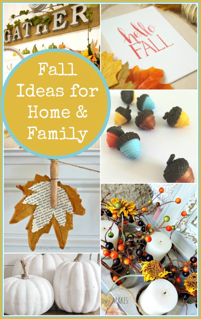 12 Fall Ideas For Home and Family - What Meegan Makes