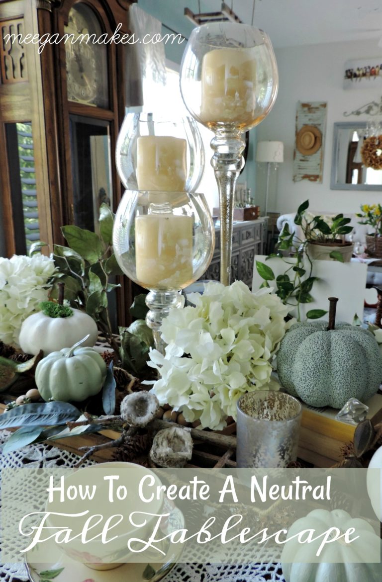 Blue Fall Decorating