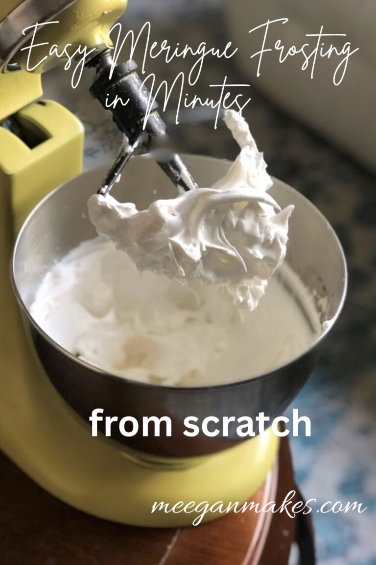 Easy Meringue Frosting in Minutes From Scratch - What Meegan Makes