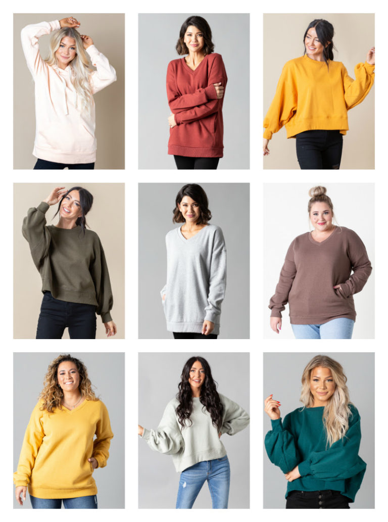 Fall Sweatshirt and Hoodie Collection - What Meegan Makes