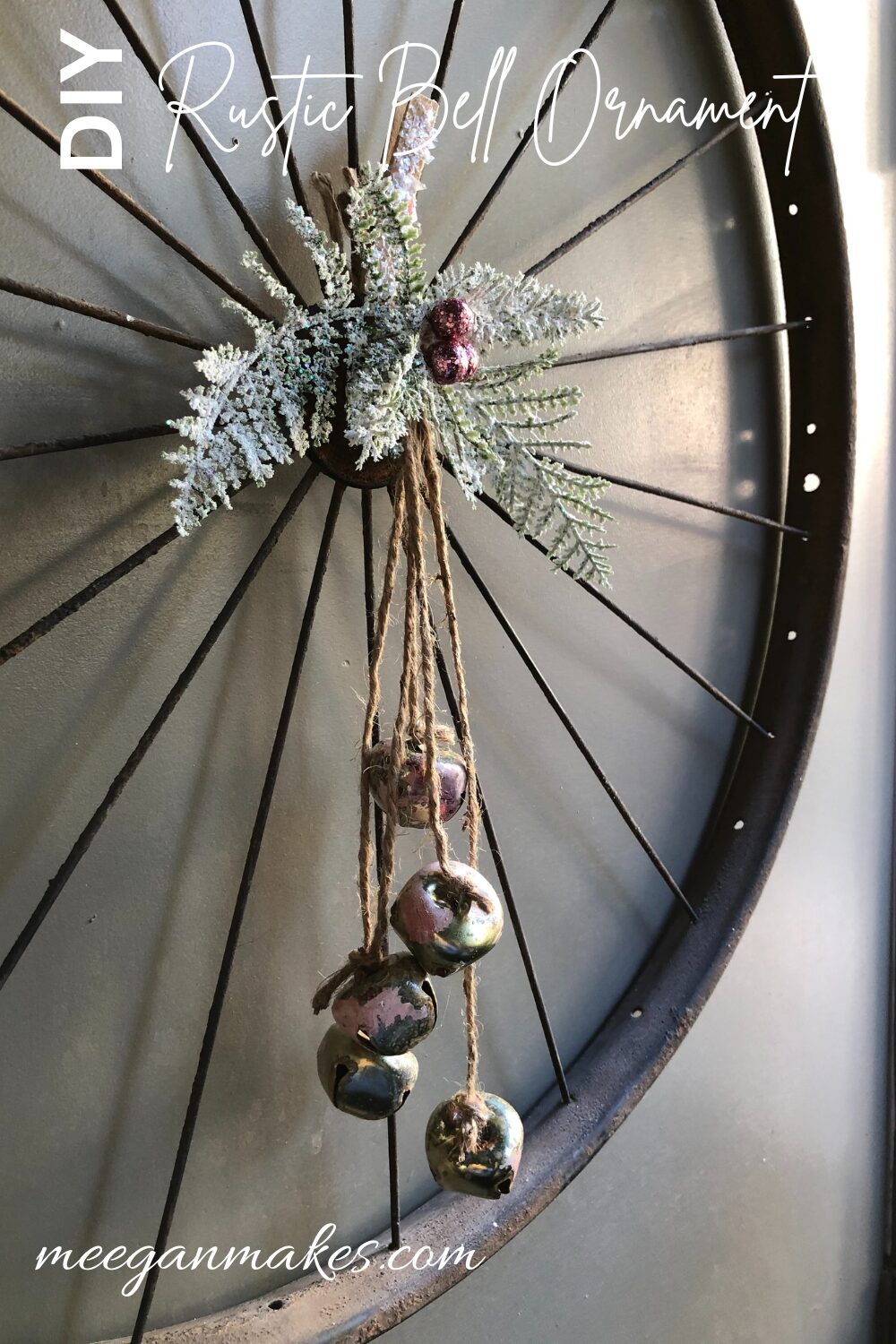 Easy To Make Rustic Bell Ornaments - What Meegan Makes