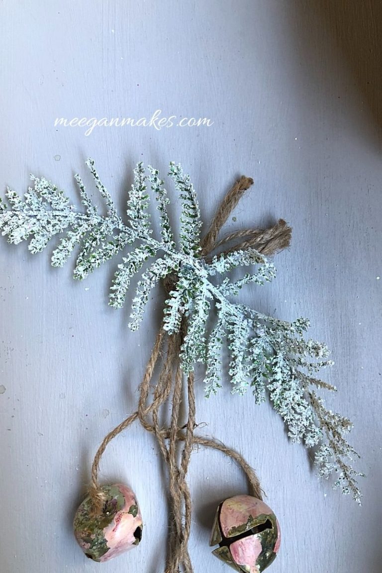 DIY Rustic Bell Christmas Ornament - What Meegan Makes
