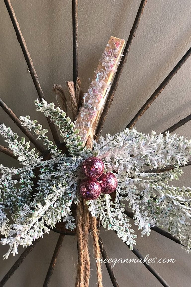 DIY Rustic Bell Christmas Ornament - What Meegan Makes