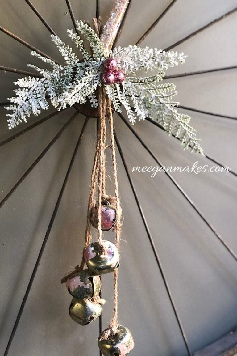 DIY Rustic Bell Christmas Ornament - What Meegan Makes