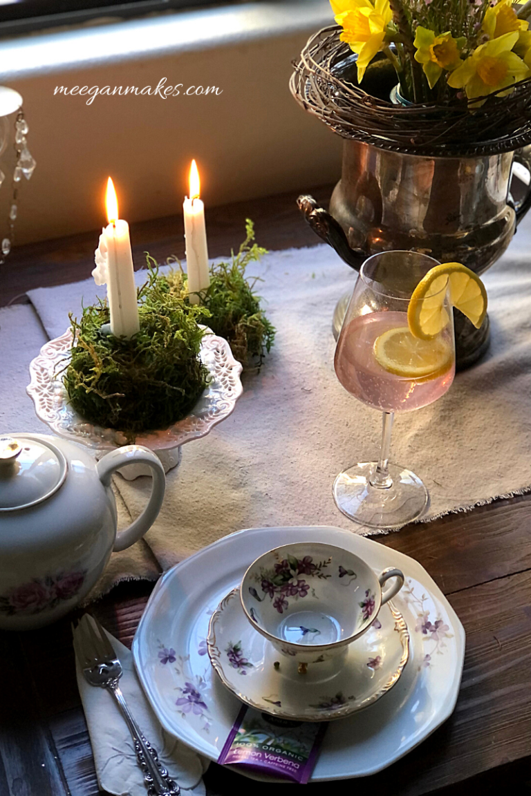 Spring Tea Tablescape Ideas - What Meegan Makes