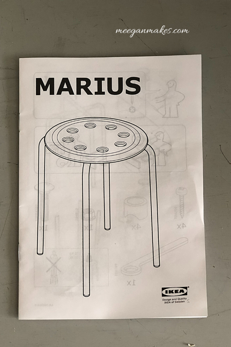 Ikea Marius Stool Makeover - What Meegan Makes