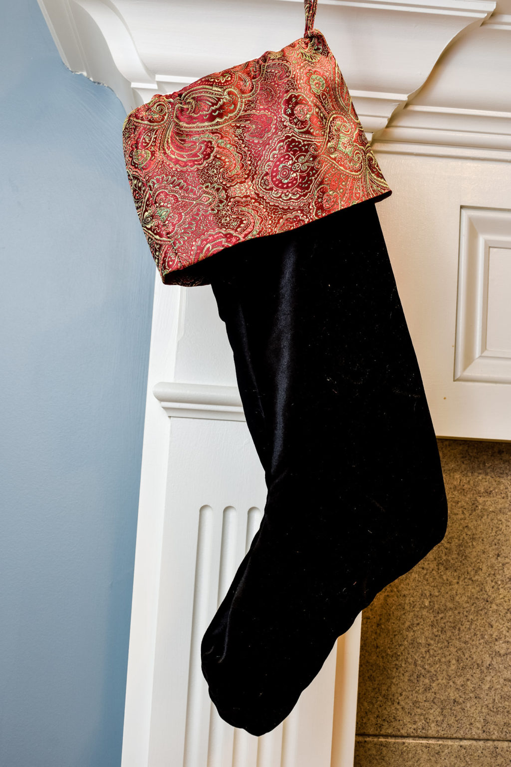 How to Make a Boho Style Christmas Stocking - What Meegan Makes