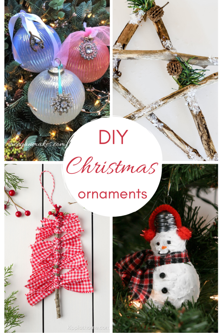 How To Embellish Christmas Ornaments - What Meegan Makes