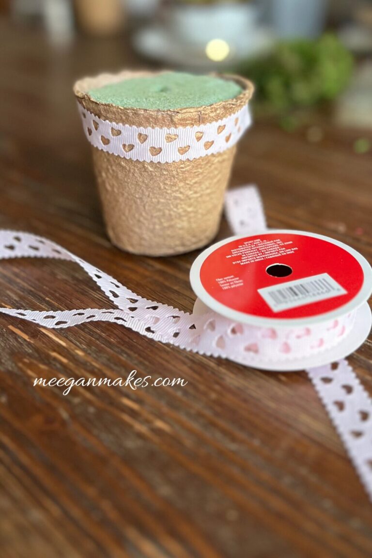 How to Make a Felt Heart Topiary - What Meegan Makes